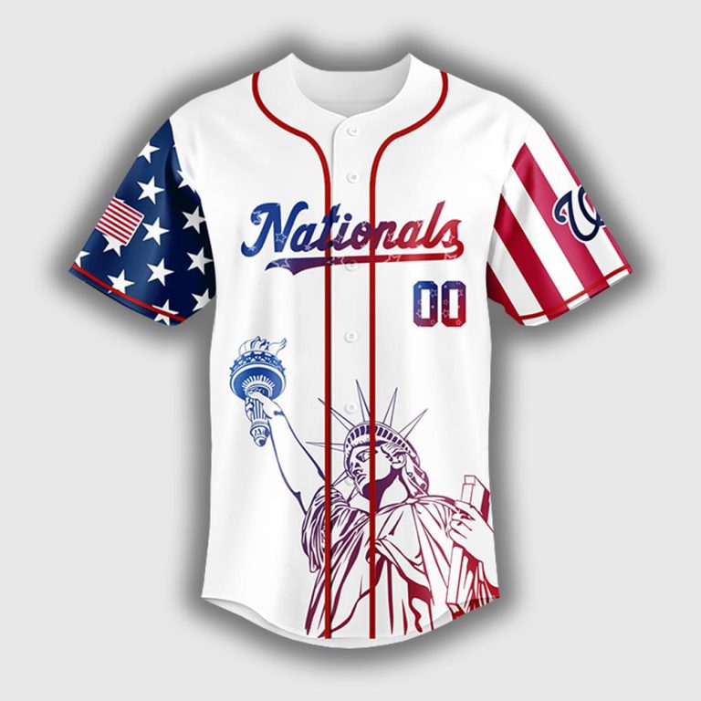Personalized Nationals Happy Independence Day 2025 Jersey
