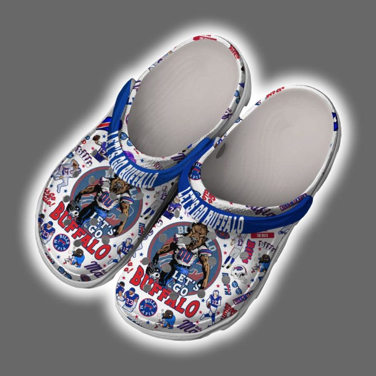 Bills Let's Go Buffalo Crocs Clogs