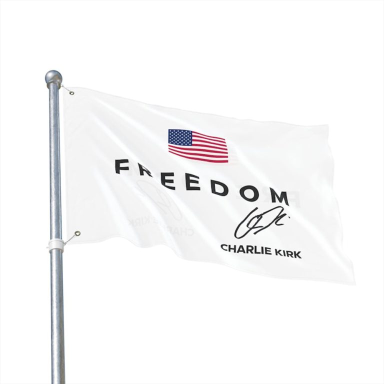 Charlie Kirk Freedom Signature Flag
