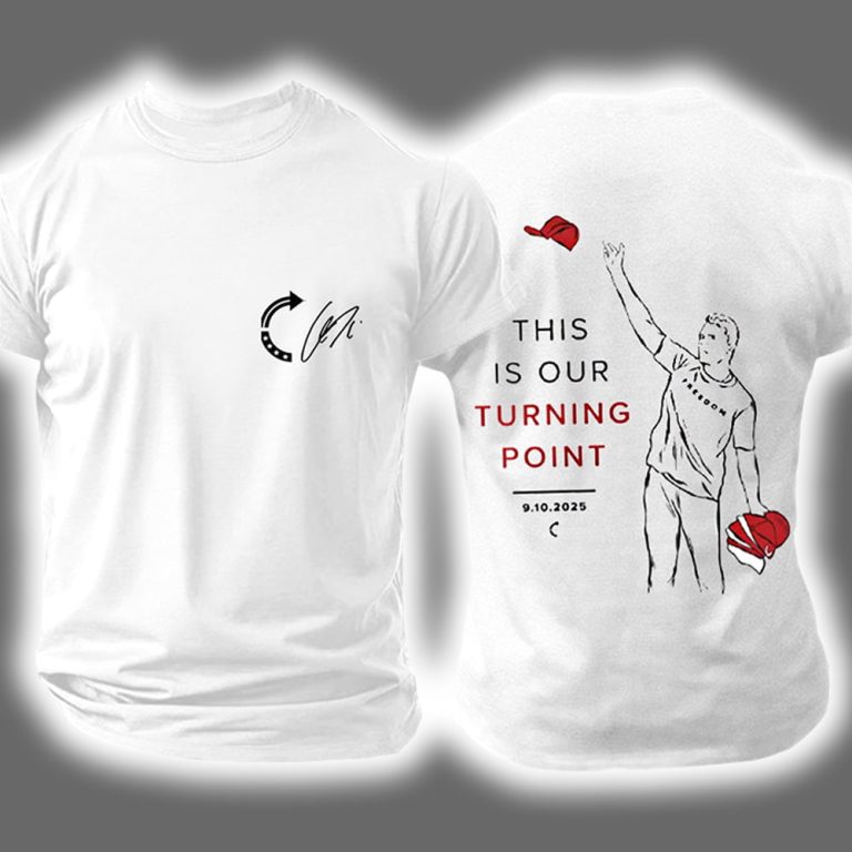 Charlie Kirk This Is Our Turning Point Two-Sided Shirt