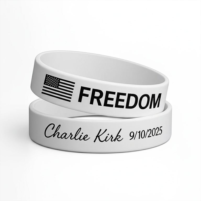 Freedom Charlie Kirk 9/10/2025 Bracelet Wristband