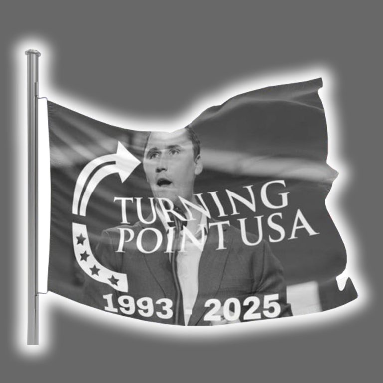 RIP Charlie Kirk Turning Point USA Flag