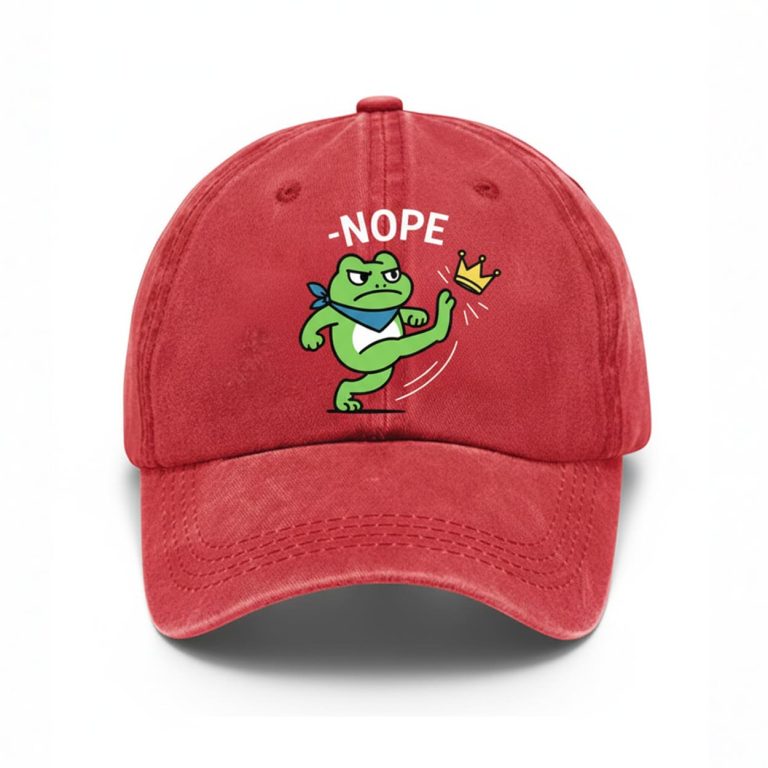 Portland Frog No Kings Protest Nope Hat