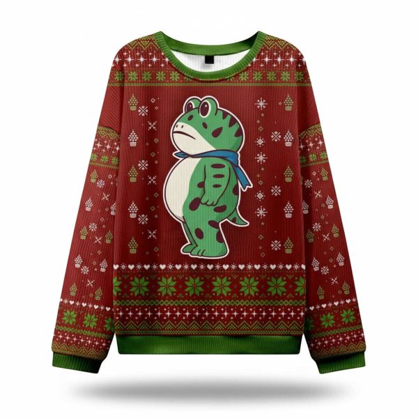 Resist Frog Ugly Christmas Sweater