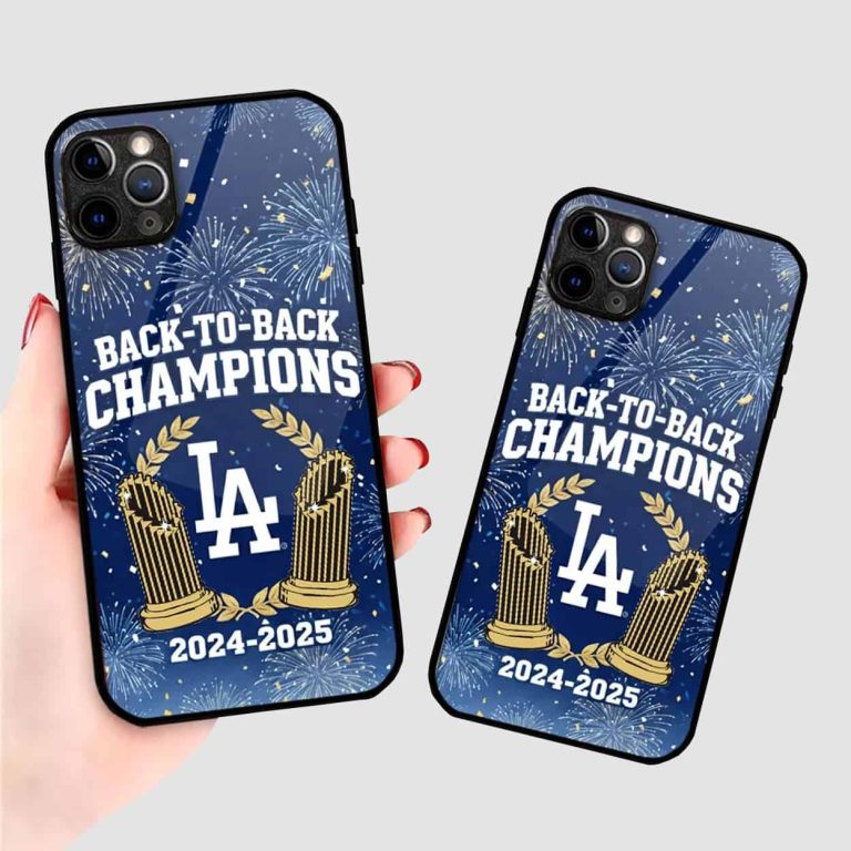 Dodgers Back To Back Champions World Series 2025 Phone Case