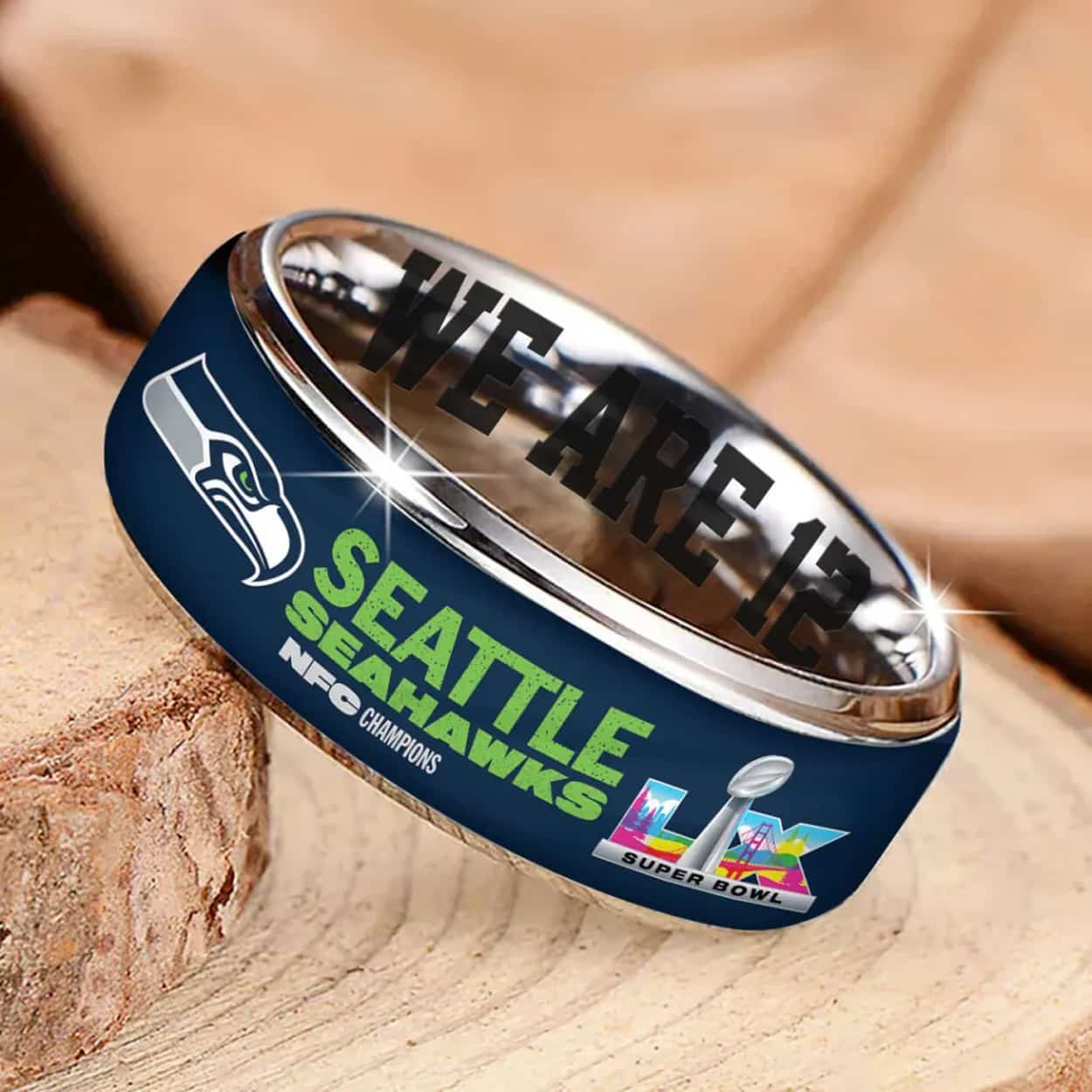 2026 SB LX Seahawks NFC Champions Ring