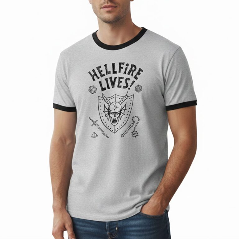 Dustin Hellfire Lives Stranger Things Shirt