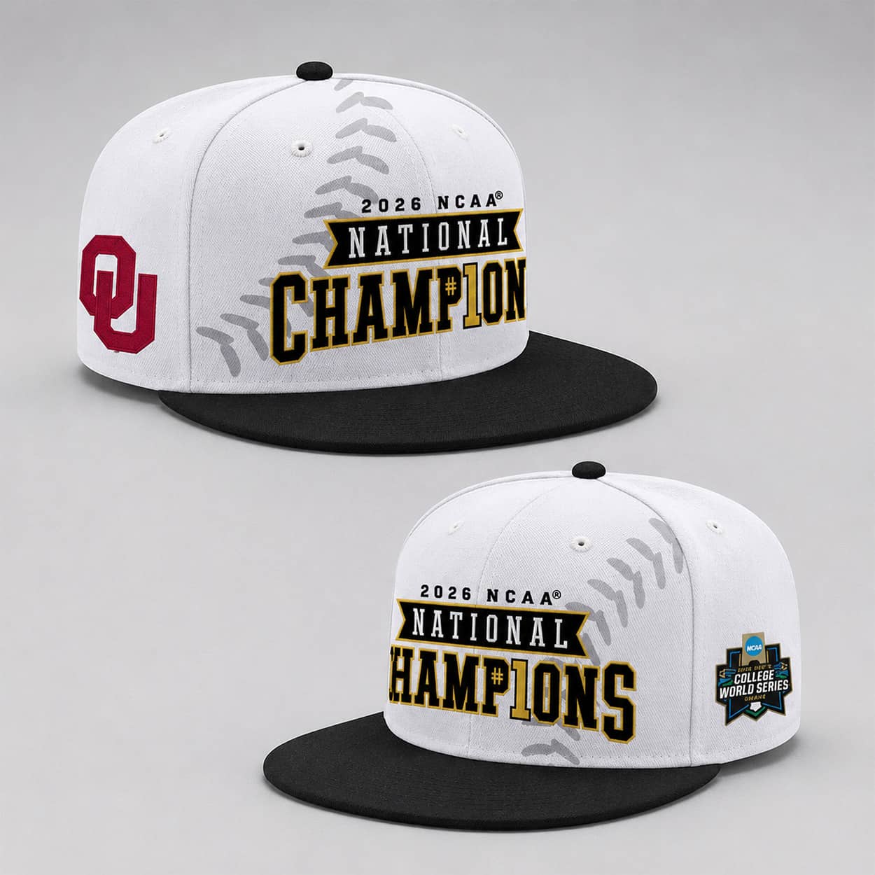 Oklahoma Sooners 2026 Baseball National Champions Hat